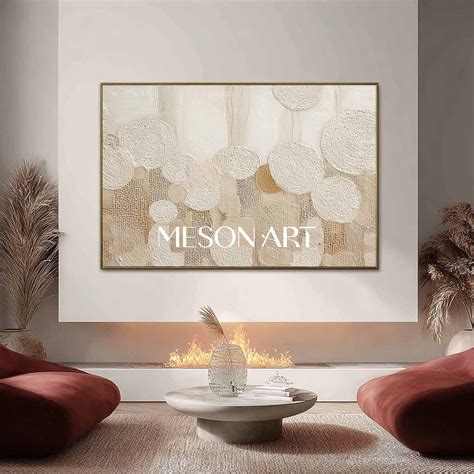 Beige Bohemian Framed Art Perfect For Living Room And Bedrooms Mesonart
