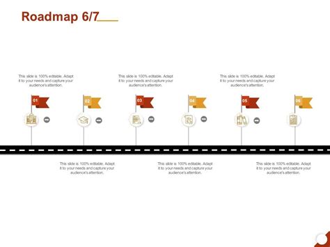 Roadmap Six Process C Ppt Powerpoint Presentation File Grid Presentation Graphics