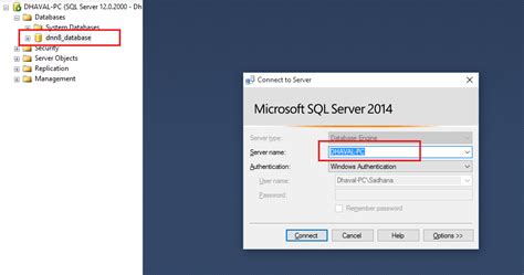 Dotnetnuke Dnn8 And Sql Server 2014 Connection Issue Stack Overflow