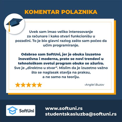 Softuni Srbija On Linkedin Softuni Programiranje Obuka Edukacija Testimonial Polaznik