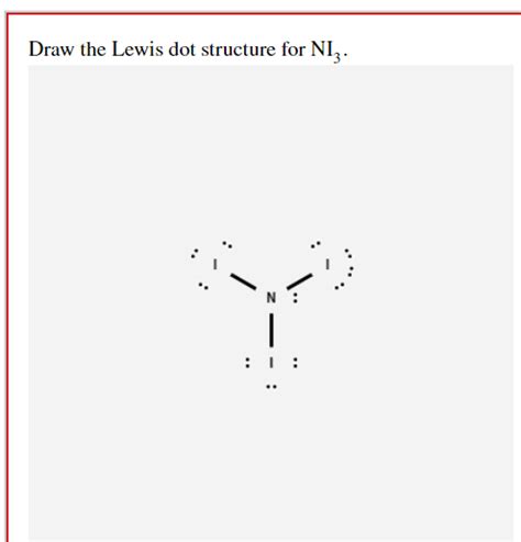 Ni3 Lewis Dot Structure What Is The Lewis Structure Of No3