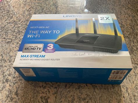 LINKSYS MAX STREAM AC1900 MU MIMO GIGABIT Router Computers Tech Parts Accessories