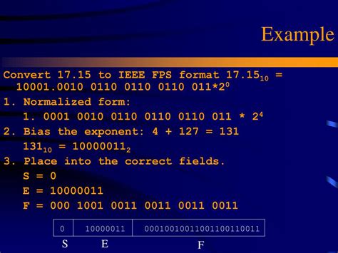 Ppt Data Representation Floating Point For Real Numbers Powerpoint