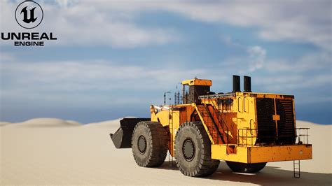 3d Heavy Wheeled Loader Rusted Turbosquid 2057591