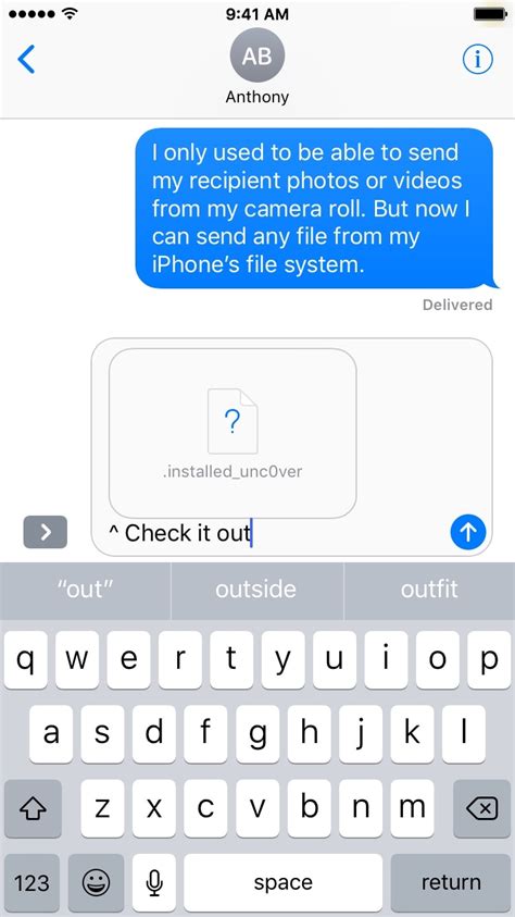 Attach Root Filesystem Files To Any Imessage Or Sms On A Jailbroken Device With Messagefile
