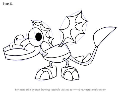 How To Draw Flurr From Mixels Mixels Step By Step