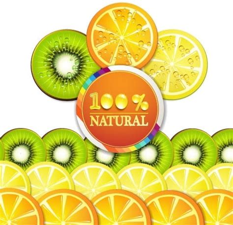 맛있는 과일 조각 벡터 Eps Uidownload