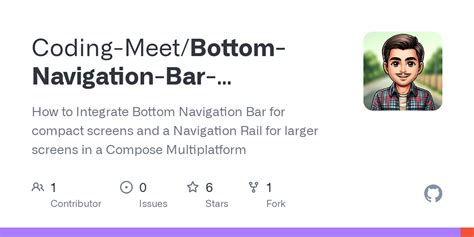 Github Coding Meetbottom Navigation Bar Navigation Rail Kmp How To Integrate Bottom