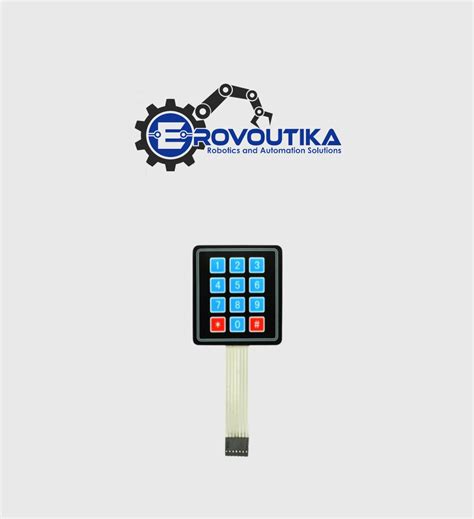 4x3 Matrix Membrane Keypad Shop Erovoutika