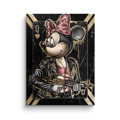Gangster Mickey Mouse And Minnie