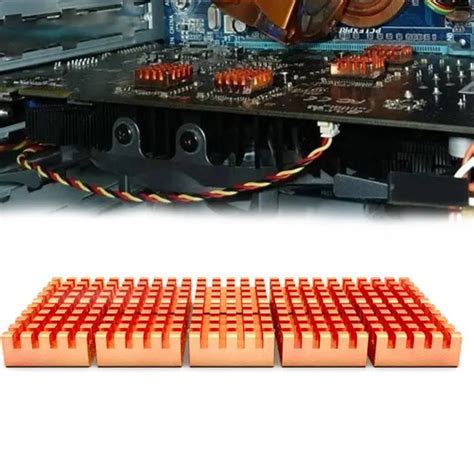 8pcsset Copper Heat Sink Back Heatsink Cooler For Vga Gpu Ddr Ddr2