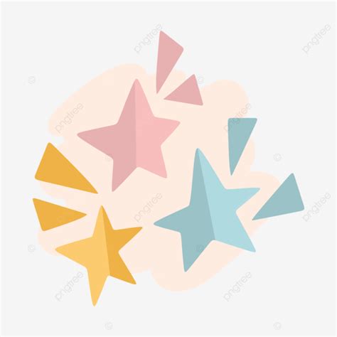 요소 별 풀 컬러 재료 귀엽다 브러시 Png 일러스트 및 벡터 에 대한 무료 다운로드 Pngtree