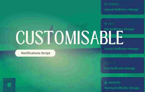 Fivem Customisable Notifications Fivem Store