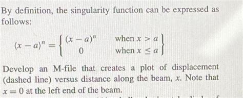 Get Answer 3 10 A Simply Supported Beam Is Loaded As Shown In Fig P3 10 Using Singularity