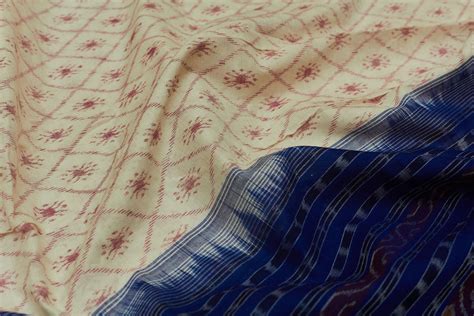 Ambar Orissa Sambalpuri Ikat Cotton Sari Punarnawa Soul Of Artistry