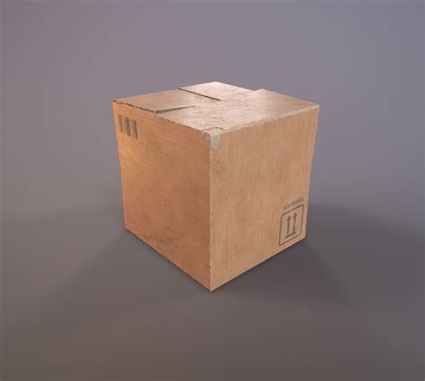 Artstation Cardboard Boxes Game Assets