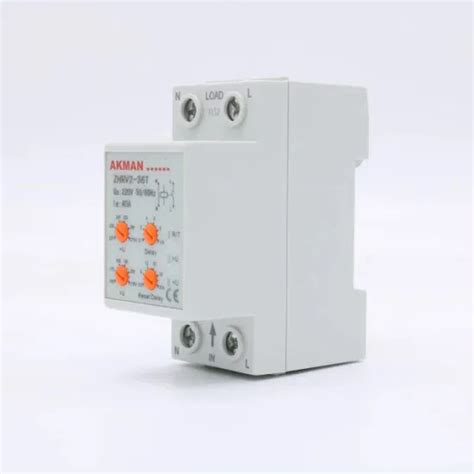 63a 220vac Overvoltage Undervoltage Protector Over Current Protection Digital Voltage Protection