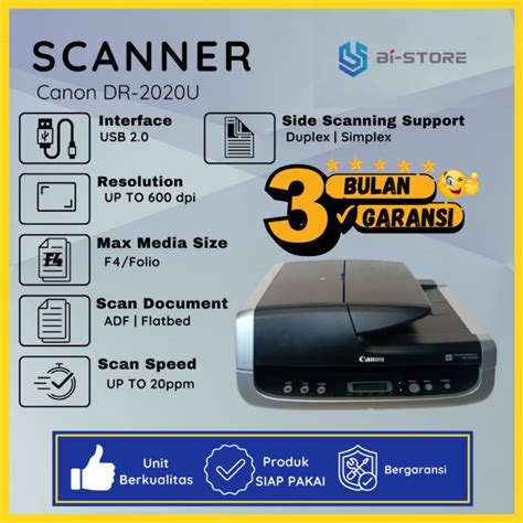 Jual Scanner F4 Canon Dr 2020u Bisa Scan F4 Folio Legal Melalui Adf Shopee Indonesia