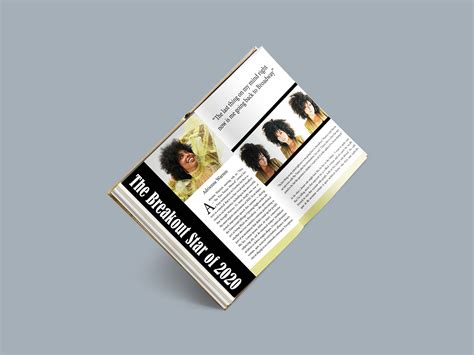 Magazine Article Mockup Images Behance