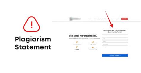 Plagiarism Statement