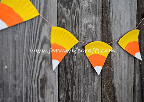 Candy Corn Bunting The Farmwife Crafts