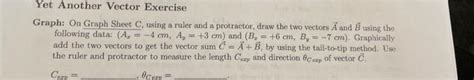 Solved Yet Another Vector Exercise Graph On Graph Sheet C