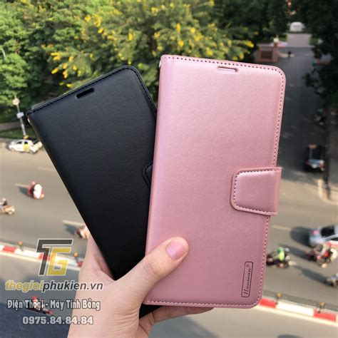 Bao da dạng ví Bao da dạng ví Xiaomi Redmi 13C hiệu Hanman có quai cài Bao da được làm từ chất