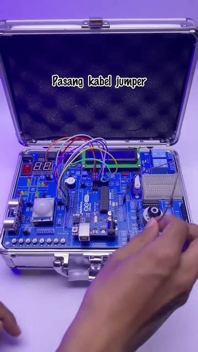 Running Led Mikrokontroler Arduino Menggunakan Potensiometer Arduino Electronics