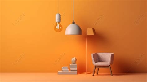 조명 광고 포스터 3d 렌더링 일러스트레이션 텍스트 공간 및 램프 조명 배경으로 강화됨 비추다 배경 포스터 일러스트 배경 벽 램프 배경 이미지 Hd 비추다