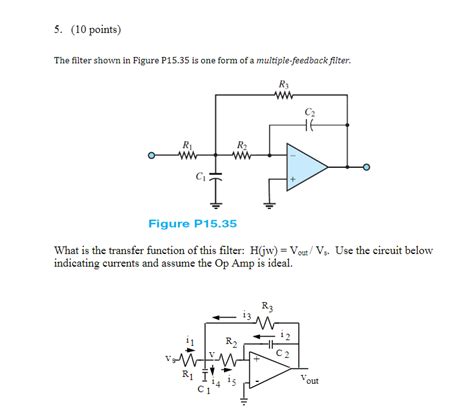 solved the filter shown in figure p15 35 is one form of a
