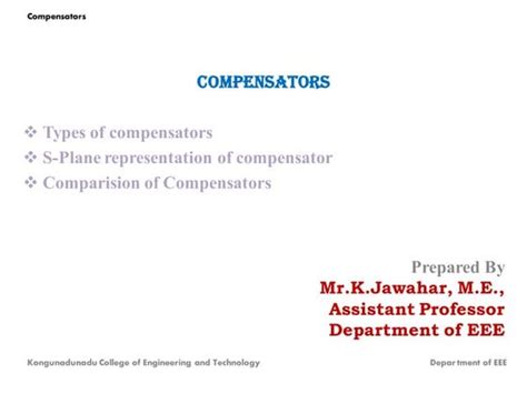 Effects Of Poles And Zeros Affect Control System Pdf