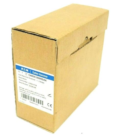 New Eaton Cutler Hammer C440a1a005sax C440 Electronic Overload Contactor Sb Industrial Supply