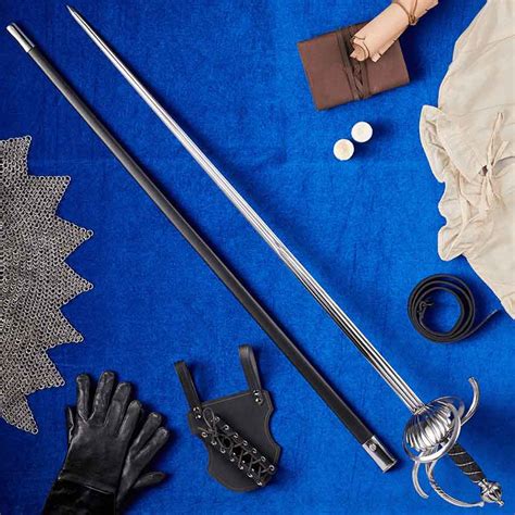 Ribbed Shell Swept Hilt Rapier