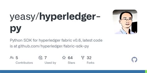 github yeasy hyperledger py python sdk for hyperledger fabric v0 6 latest code is at github