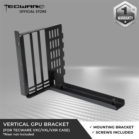 Tecware Vertical GPU Bracket VXC VXR No Riser Cable Vertical GPU Bracket V For VXL No