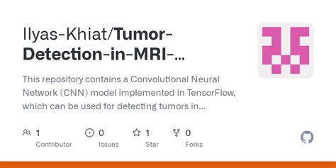 GitHub Ilyas Khiat Tumor Detection In MRI Images Using CNN This Repository Contains A
