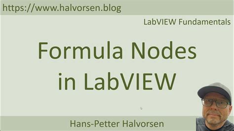 Formula Node In Labview Youtube