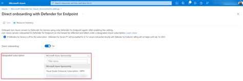 Onboard Defender For Endpoint Without Azure Arc Via Direct Onboarding