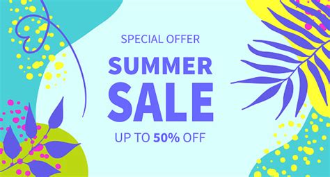 소셜 미디어 이야기에 대한 여름 판매 벡터 배너 템플릿 야자수 잎 벡터 여름 추상기하학적 배경입니다 열대 배경 계절 디자인에