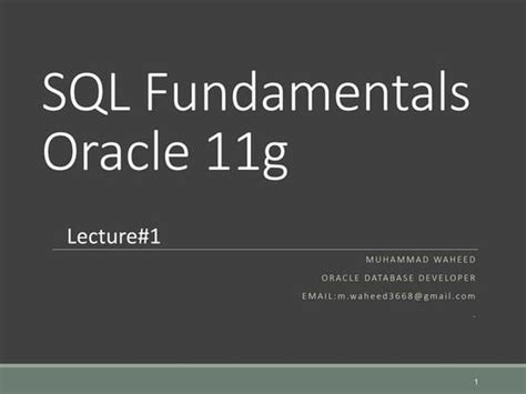 Sql Readable Outputs Oracle Sql Fundamentals Ppt
