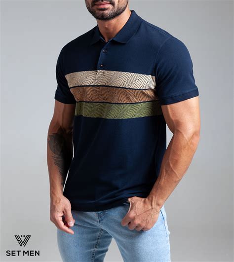 تیشرت جودون یقه دار پوشاک مردانه ست من