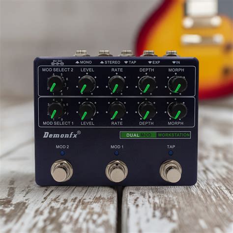 Demonfx Dual Mod Workstation Delay Reverb Tremolo Phaser Chorus Guitar Kairon Guitar Store