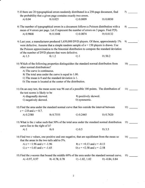 Solved 7 7 If There Are 20 Typographical Errors Randomly