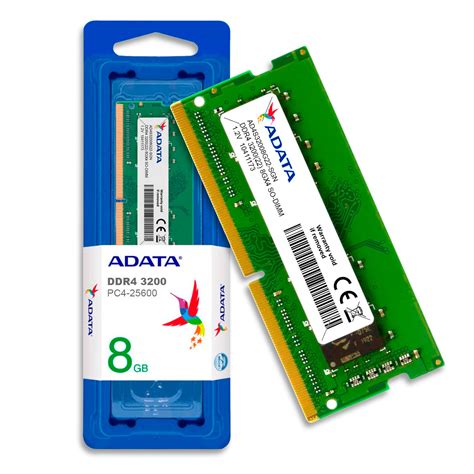 Memoria Ram Adata 8gb Ddr4 3200mhz Sodimm Verde Techbox