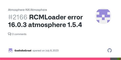 Rcmloader Error 1603 Atmosphere 154 · Issue 2166 · Atmosphere Nx