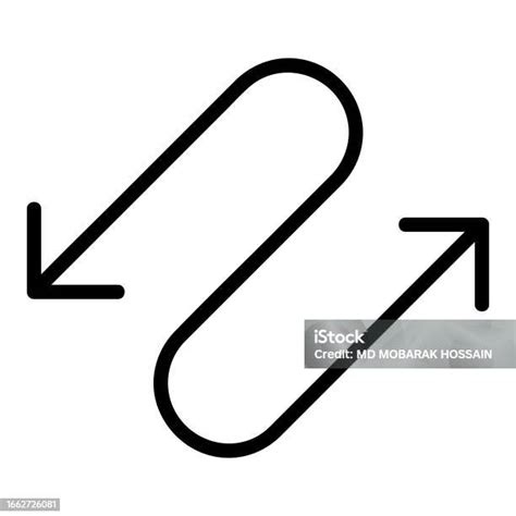 화살표 왼쪽 및 오른쪽 벡터 아이콘 선형 스타일 아이콘 화살표 갈매기 모양 및 방향 아이콘 컬렉션 흰색 배경에 분리되어 있습니다