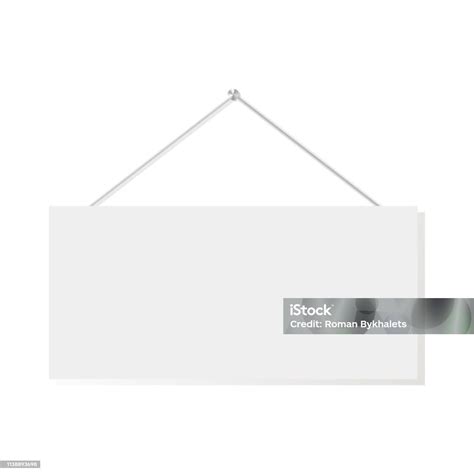 벡터 일러스트 레이 션 빈 배너 또는 간판 화이트 배너 빈 보드 0명에 대한 스톡 벡터 아트 및 기타 이미지 0명 3가지 개체 3차원 형태 Istock