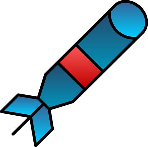 Torpedo Line Filled Gradient Icon 42397360 Vector Art At Vecteezy