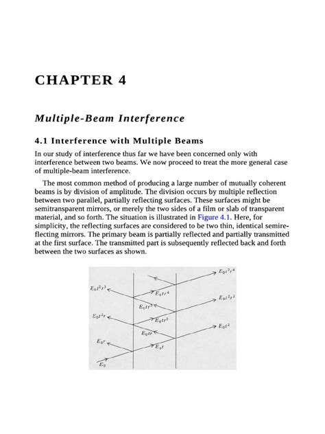 Multi Beam Interference Pdf