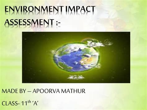 Environment Impact Assessment Pptx